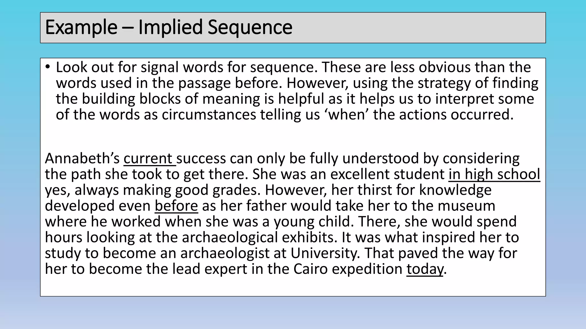 Sequence | PPTX