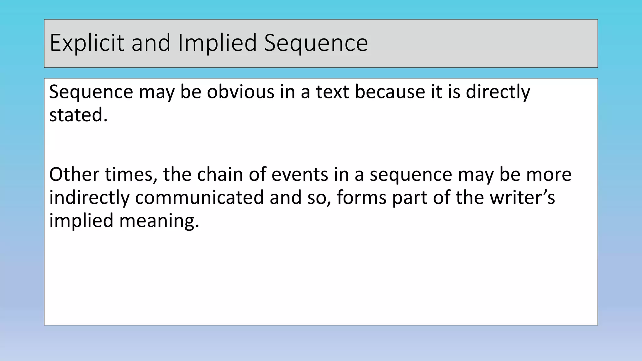 Sequence | PPTX