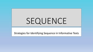 Sequence | PPTX