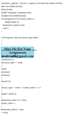 Sequence.h#ifndef MAIN #define MAIN #include cstdlibclass .pdf | Programming Languages | Computing