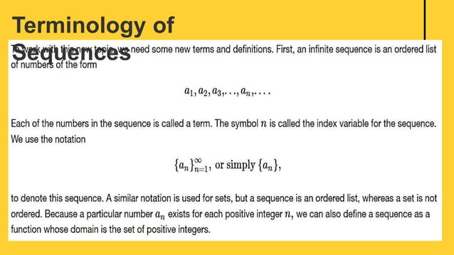 Sequences and Series in Calculus III.pptx | Physics | Science