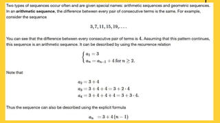Sequences and Series in Calculus III.pptx | Physics | Science