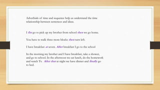 Sequence adverbs | PPTX