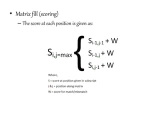 Sequence alignment | PPTX