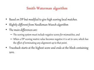 Sequence alignment | PPTX