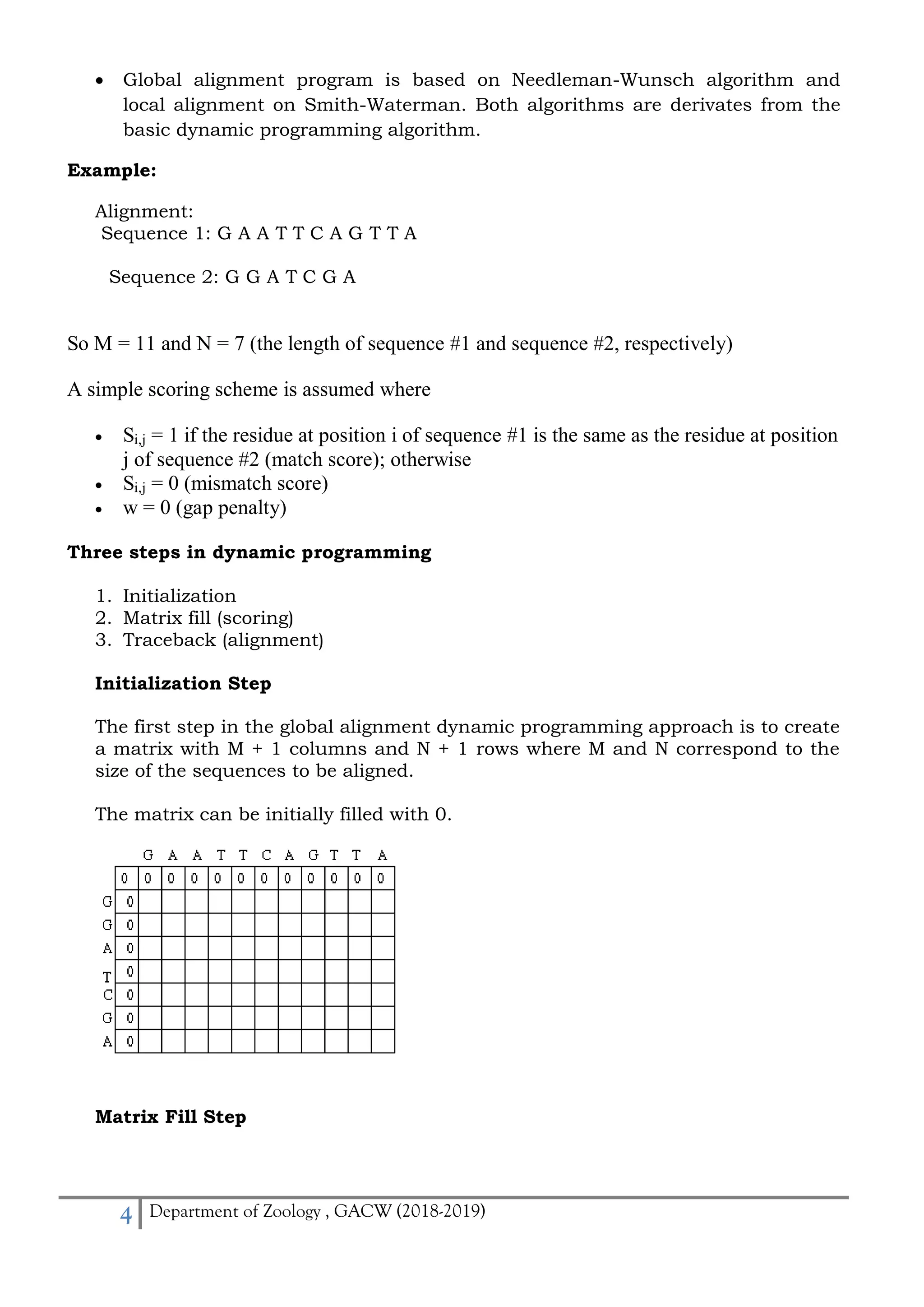 Sequence alignment | PDF