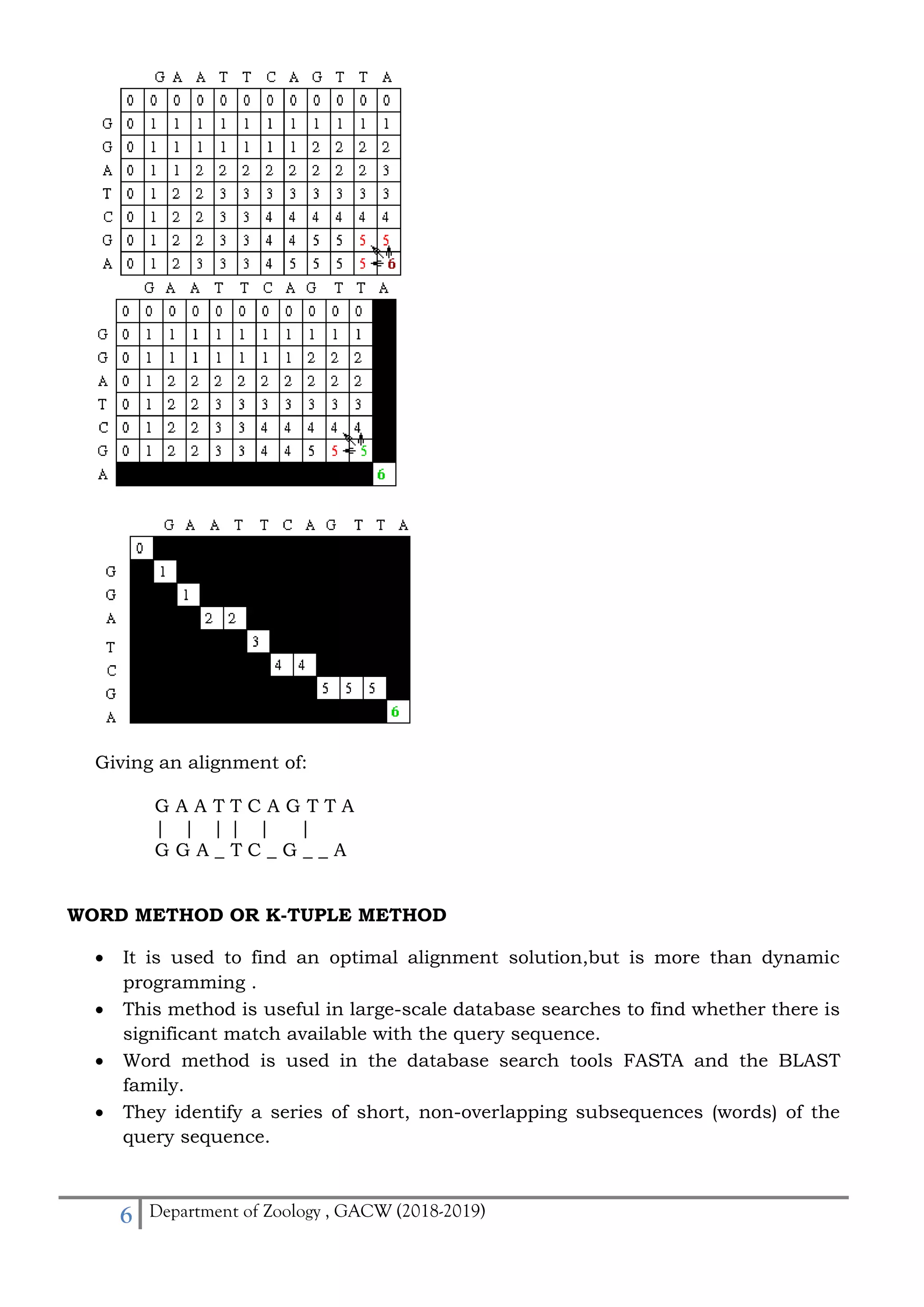 Sequence alignment | PDF