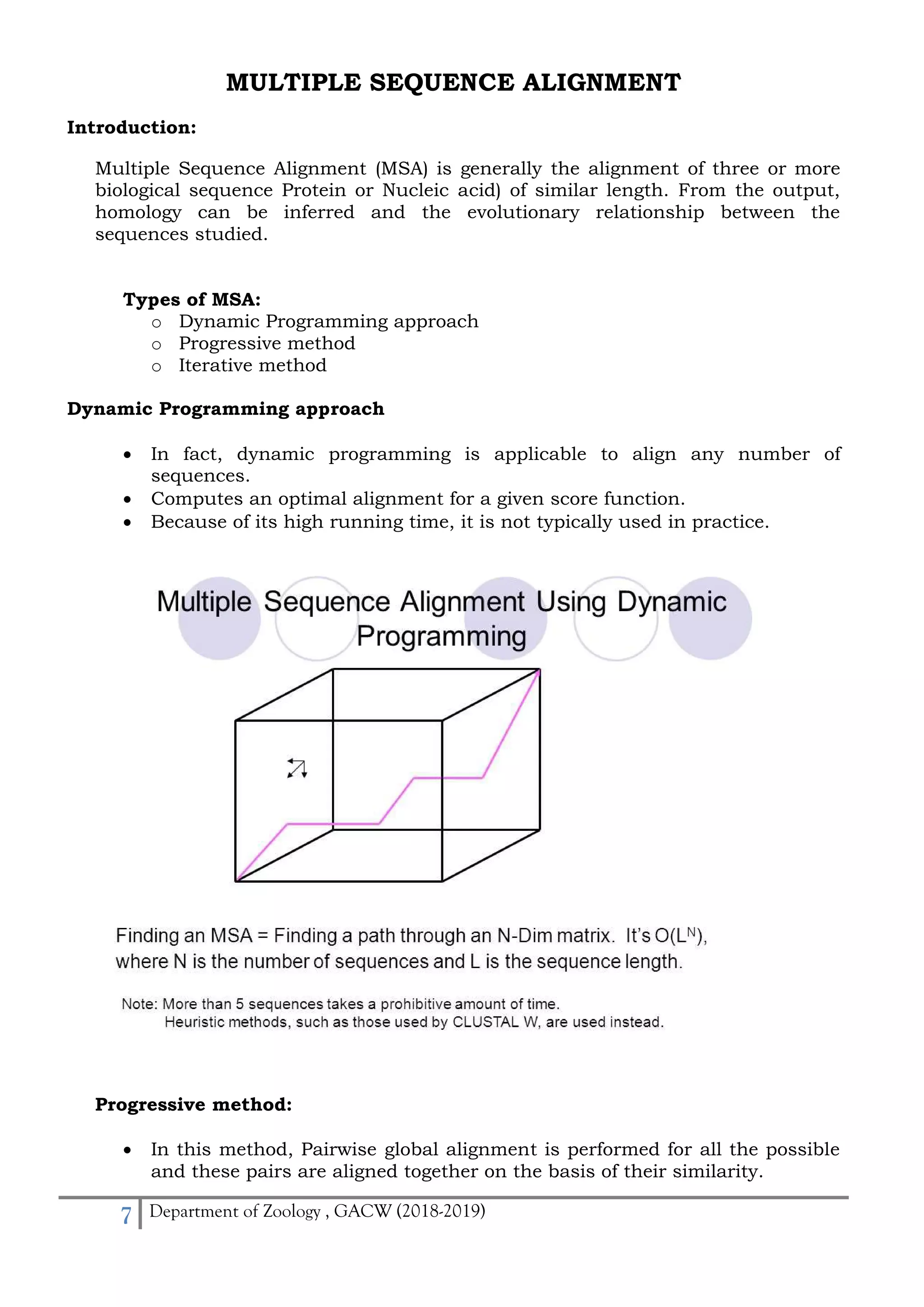 Sequence alignment | PDF