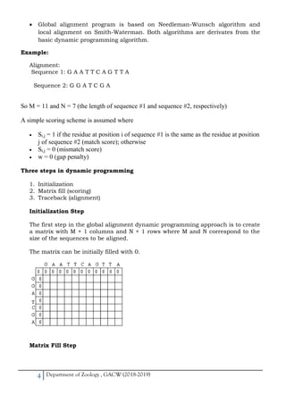 Sequence alignment | PDF