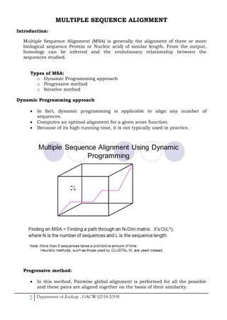 Sequence alignment | PDF