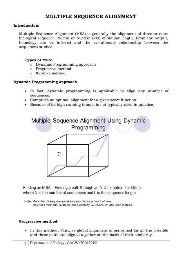 Sequence alignment | PDF | Programming Languages | Computing