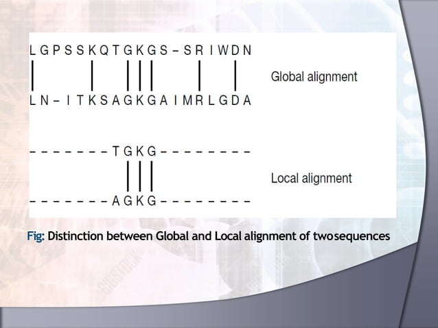 Sequence alignment | PPTX