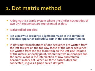 Sequence alignment | PPTX