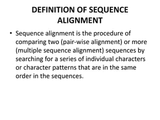Sequence Alignment.pptx