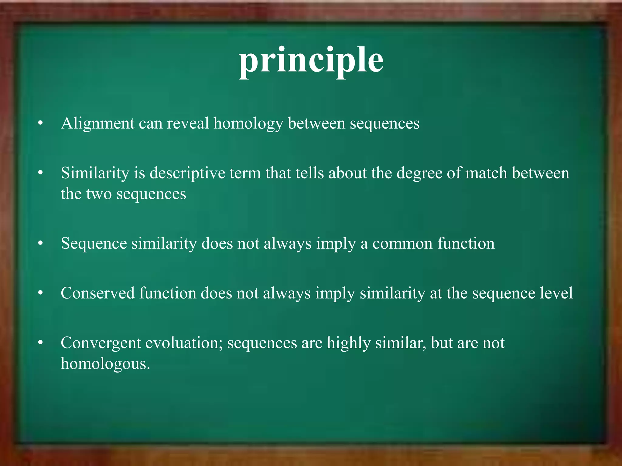 Sequence alignment global vs. local | PPTX