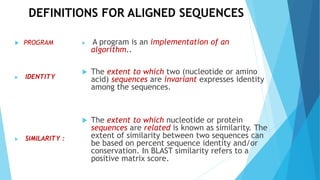 Sequence alignment 1 | PPT