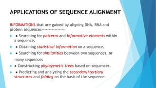 Sequence alignment 1 | PPT