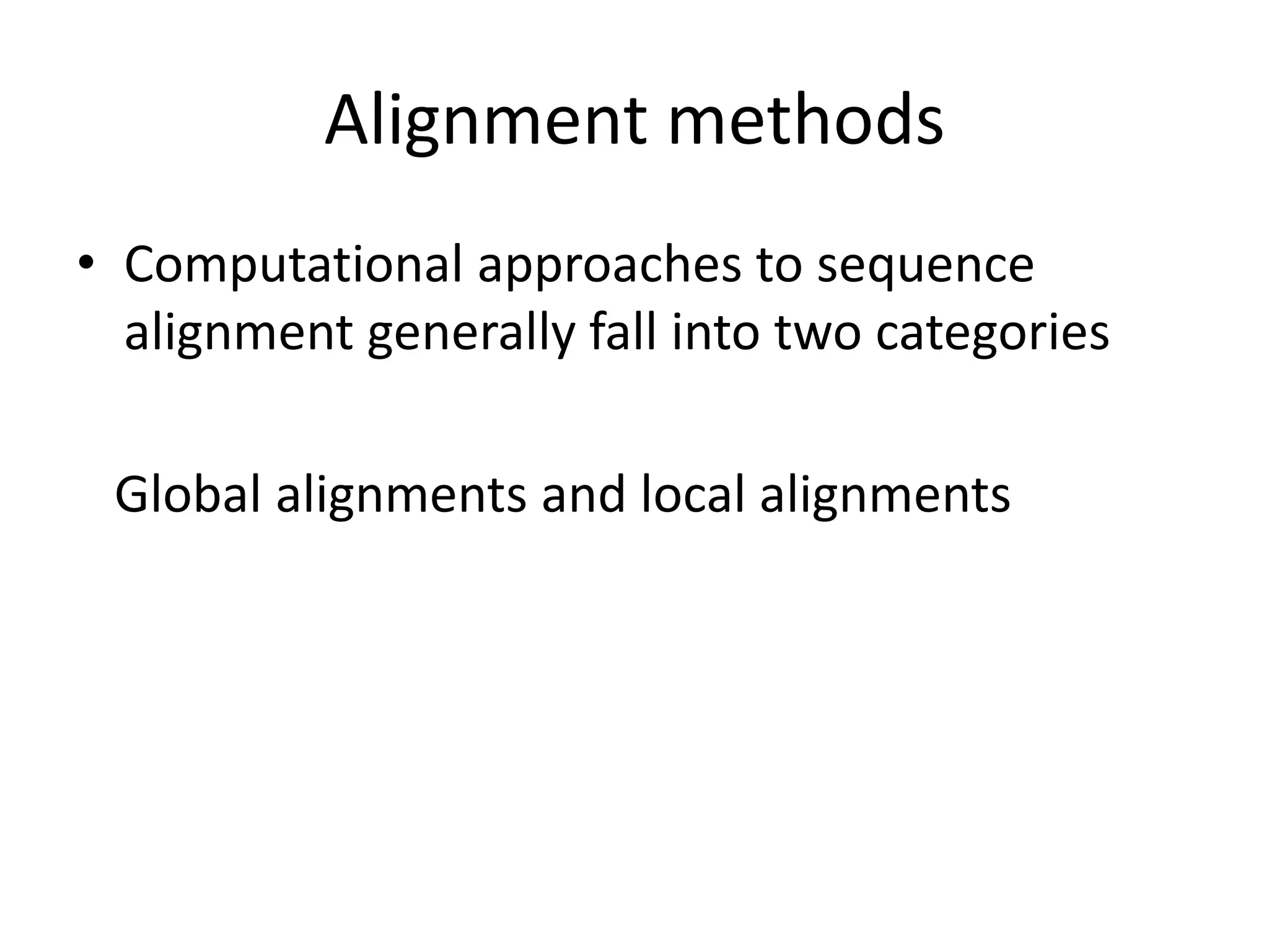 Sequence Alignment_Assumption.pdf sequence | PDF