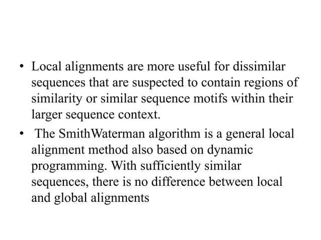 Sequence Alignment_Assumption.pdf sequence | PDF