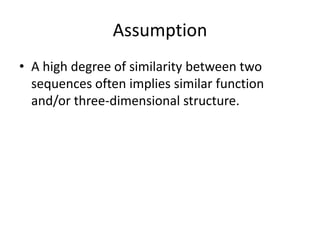 Sequence Alignment_Assumption.pdf sequence | PDF