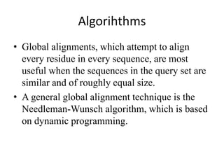 Sequence Alignment_Assumption.pdf sequence | PDF