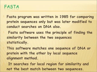 Sequencealignmentinbioinformatics 100204112518-phpapp02 | PPT