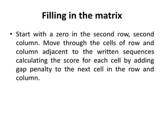 Sequence alignment unit 3 | PPTX