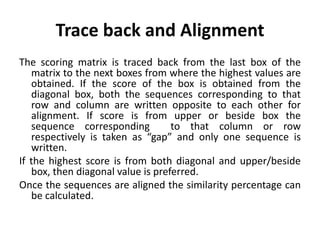 Sequence alignment unit 3 | PPTX