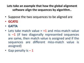 Sequence alignment unit 3 | PPTX