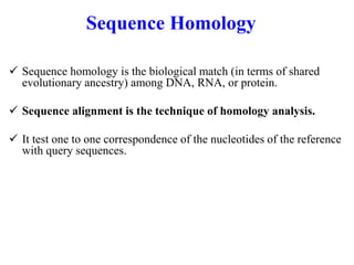 Sequence Analysis | PPT