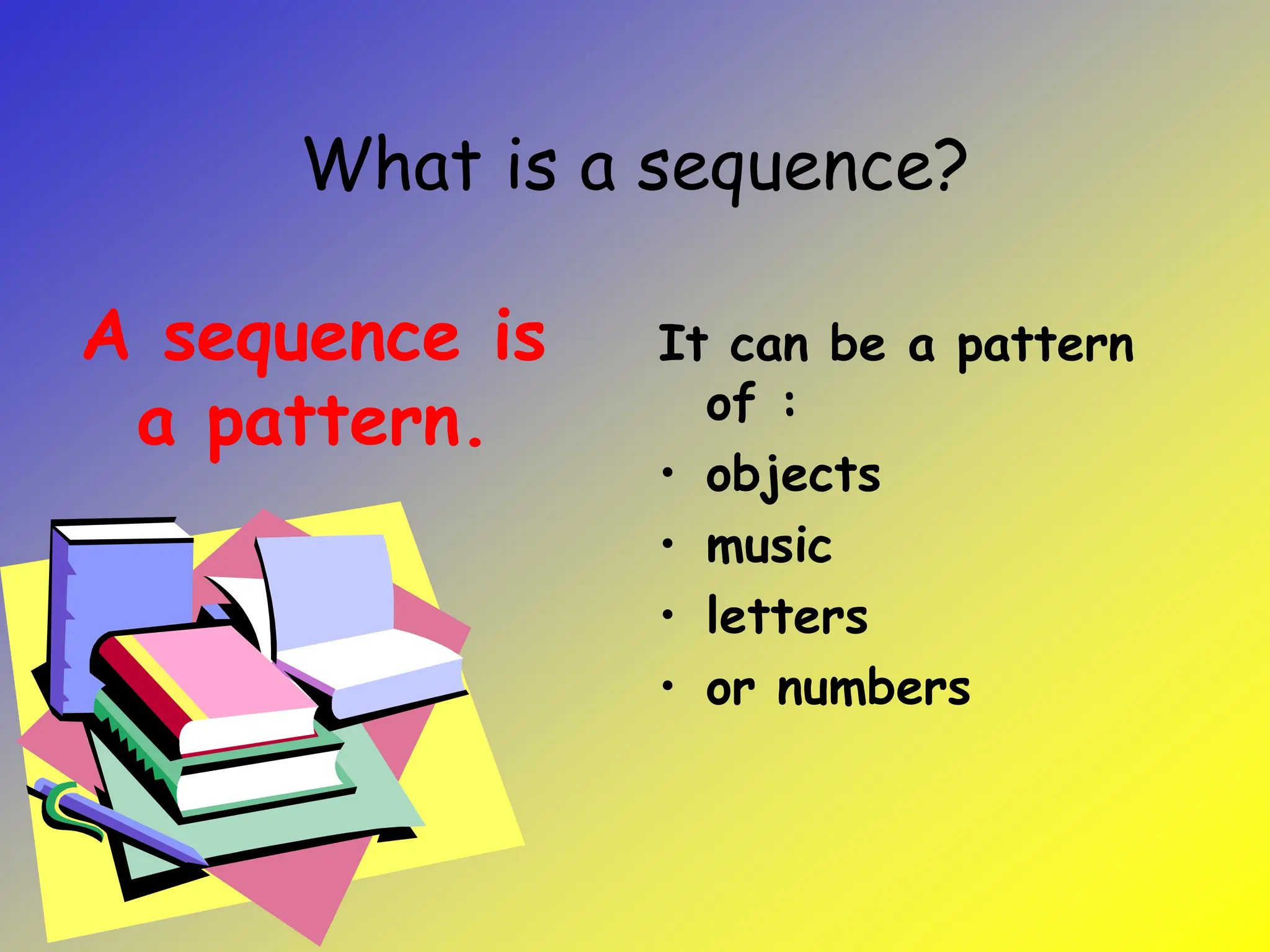 SEQUENCE AND PATTERNS for Grade Six students | PPT | Games and Puzzles ...