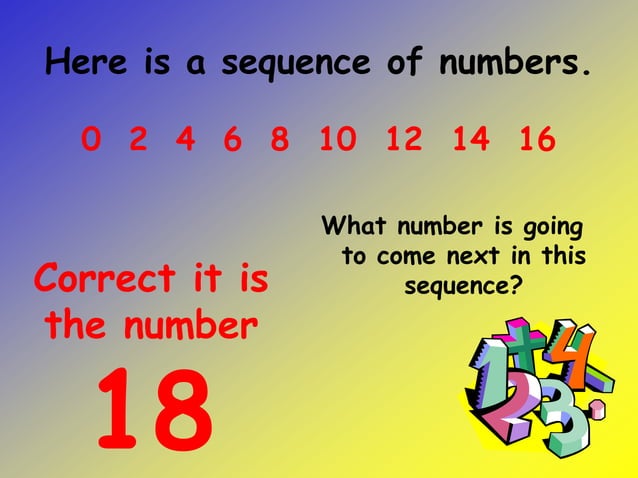 SEQUENCE AND PATTERNS for Grade Six students | PPT
