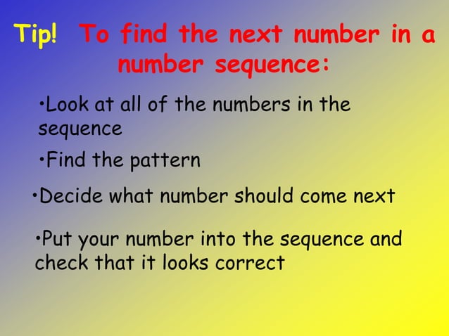 SEQUENCE AND PATTERNS for Grade Six students | PPT | Games and Puzzles ...