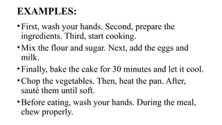 Sequence and Process PPT.pptx for grade 7 learners | PPT