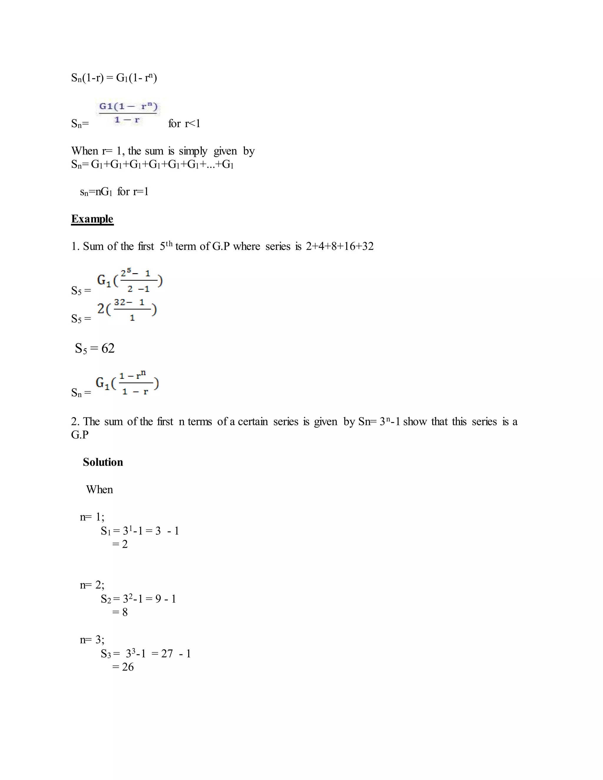 Sequence and series | DOCX