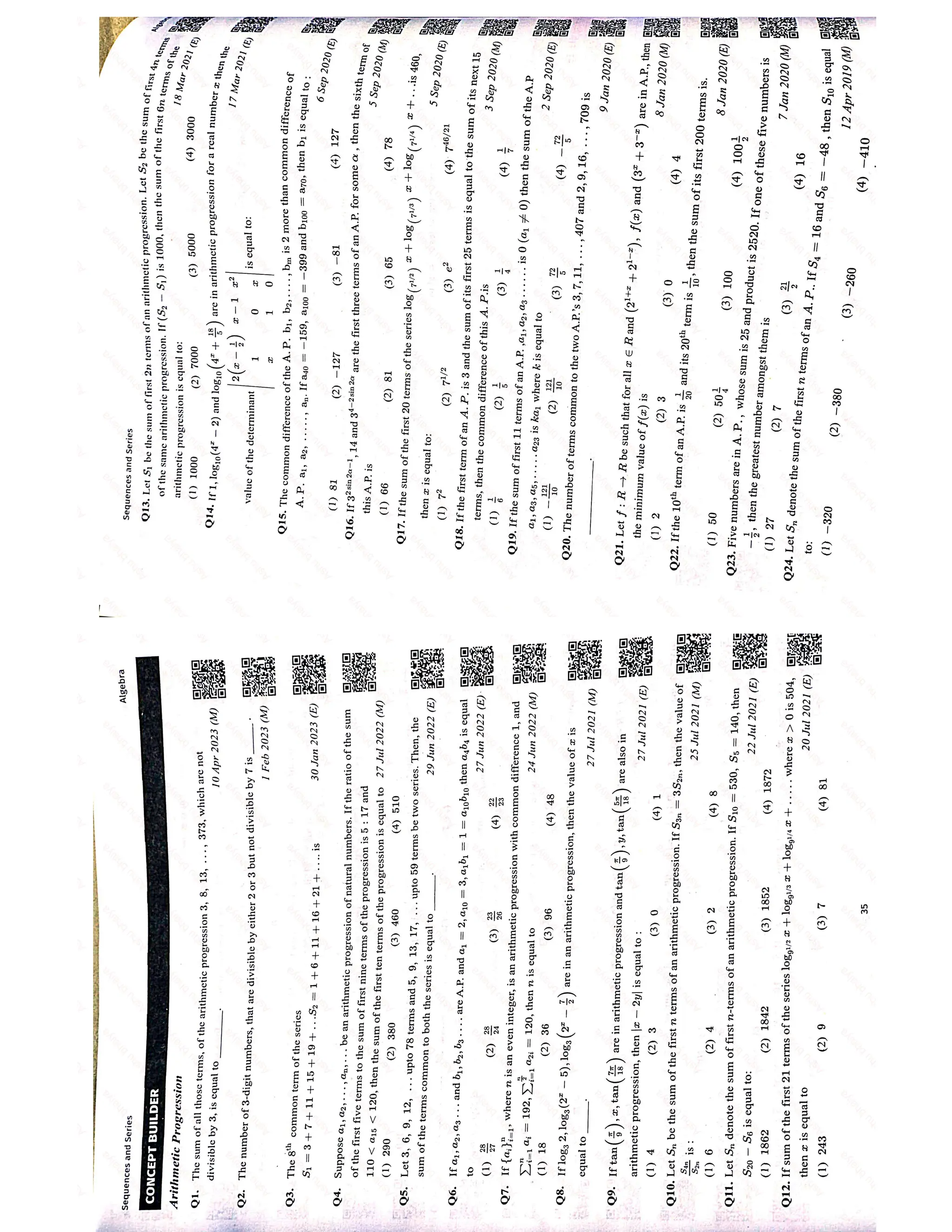 Sequence and series 5 year pyq.pdf