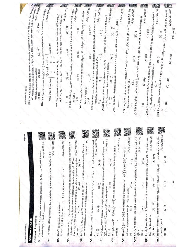 Sequence and series 5 year pyq.pdf