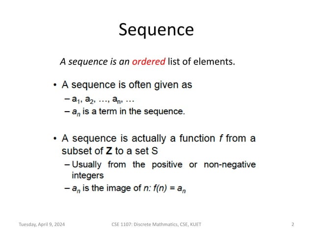 Sequence and Sums in Discrete Mathmatics.pptx