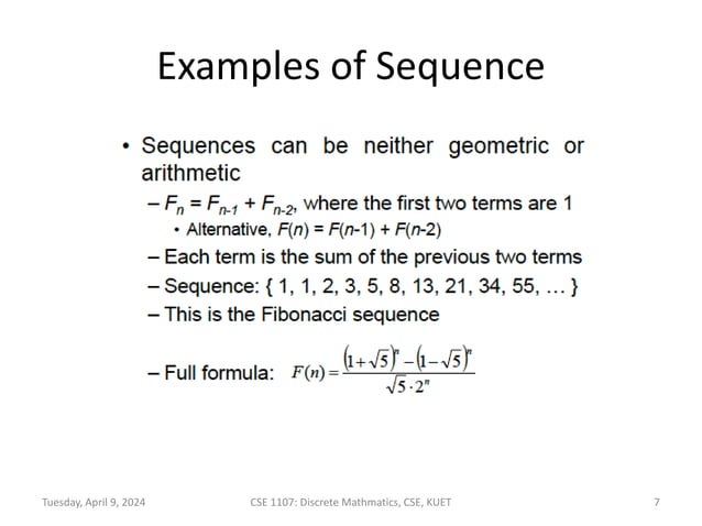 Sequence and Sums in Discrete Mathmatics.pptx