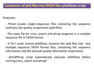 Sequence assembly | PPTX