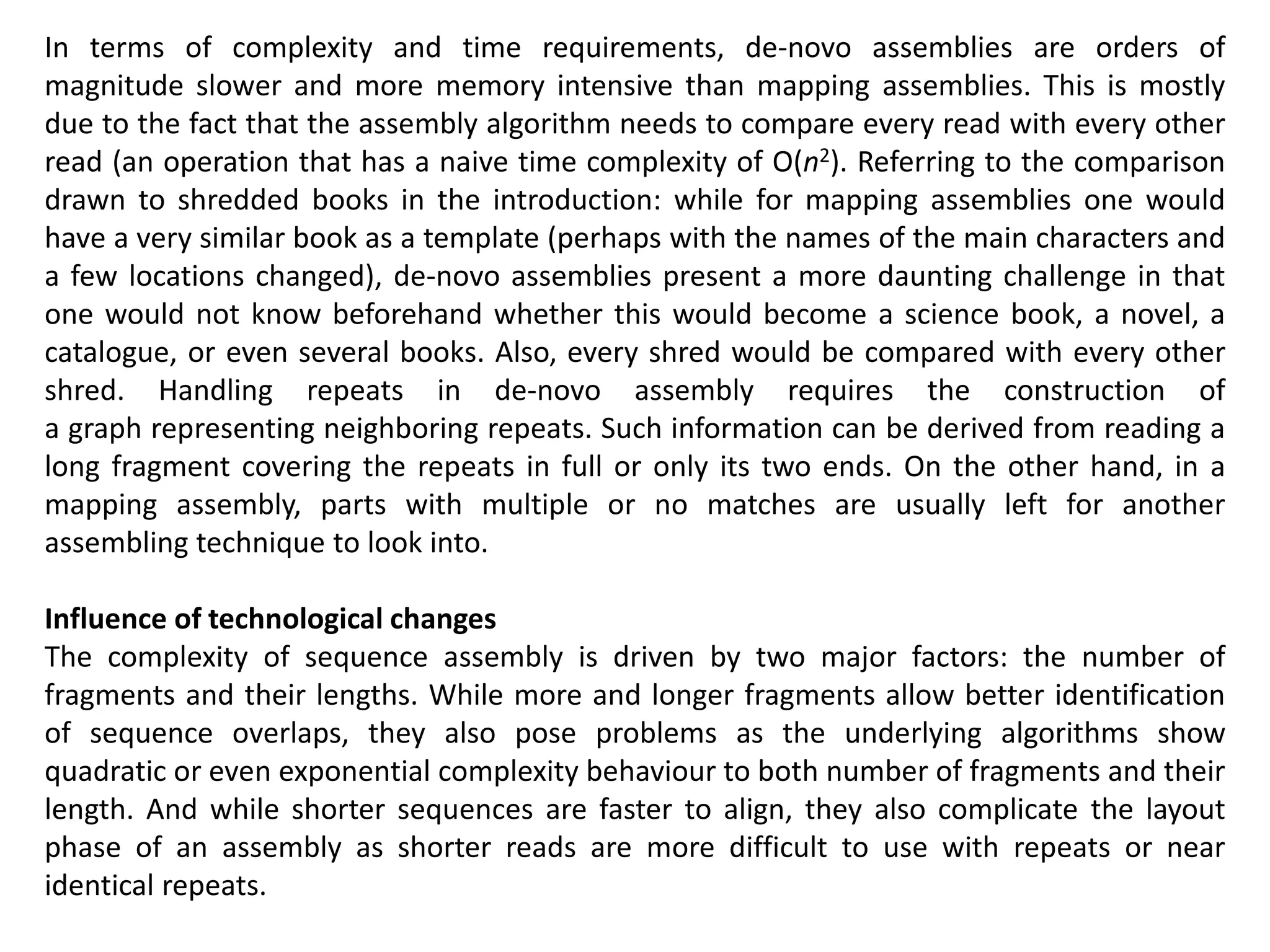 Sequence assembly | PPTX