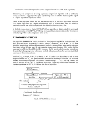 SBVRLDNACOMP:AN EFFECTIVE DNA SEQUENCE COMPRESSION ALGORITHM | PDF