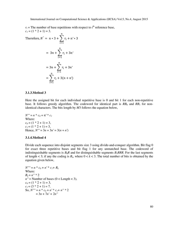 SBVRLDNACOMP:AN EFFECTIVE DNA SEQUENCE COMPRESSION ALGORITHM | PDF