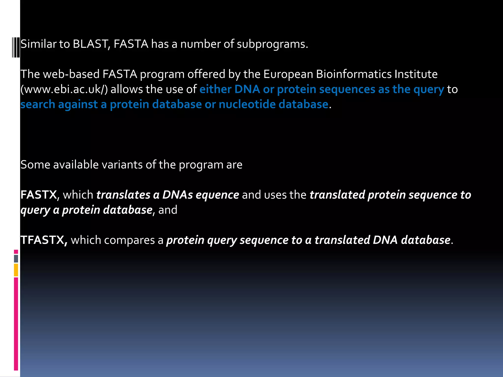 Sequence database | PPTX