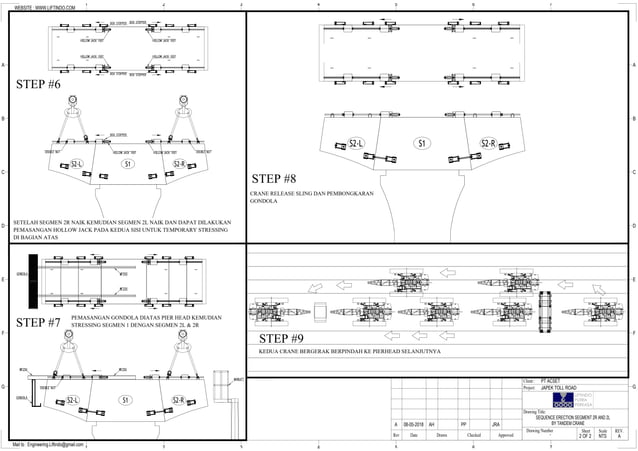 Sequence erection segment 2 r and 2l layout2 | PDF