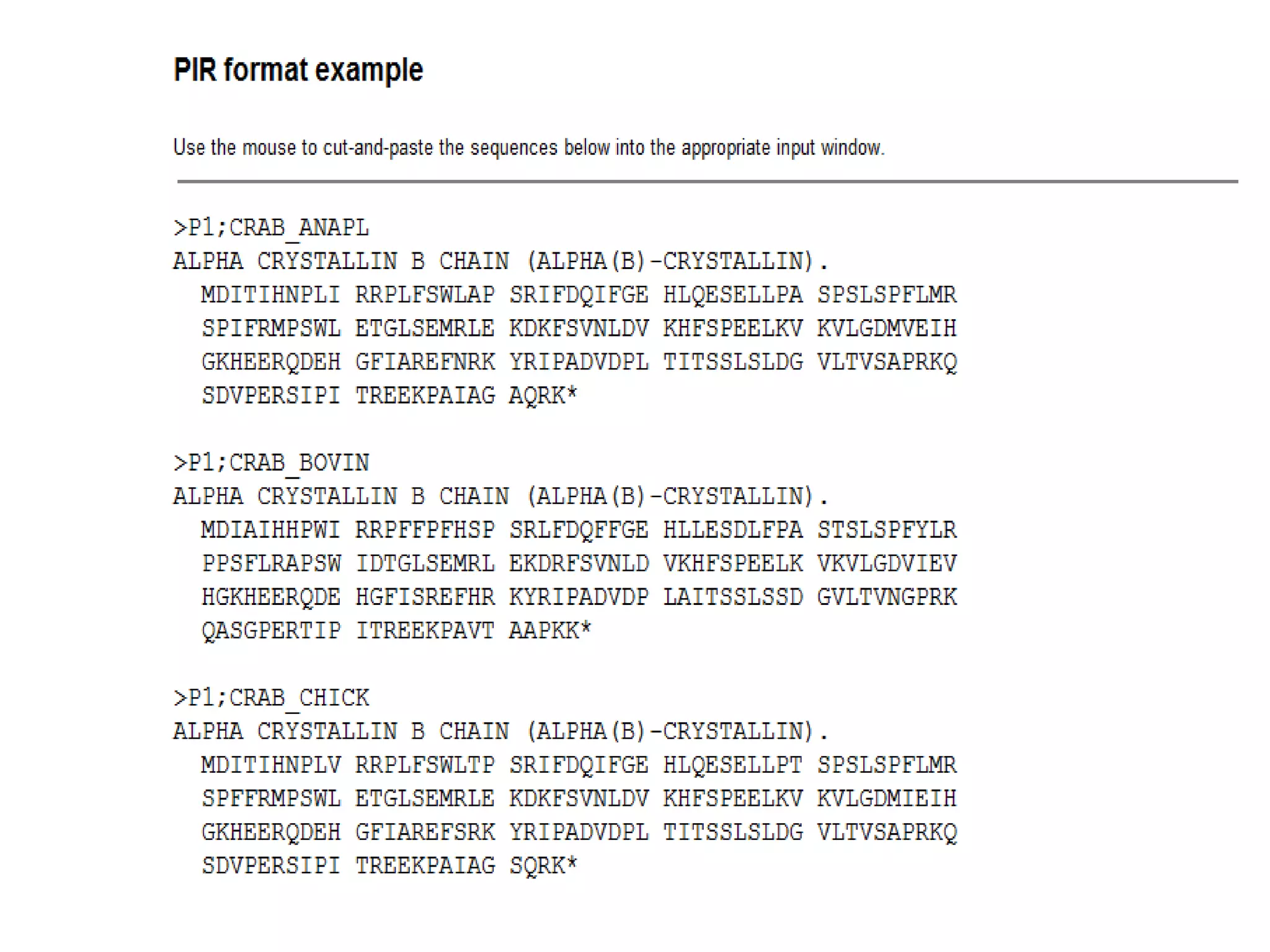 Sequence file formats | PPT | Databases | Computer Software and ... Sequence file formats | PPT | Databases | Computer Software and ...