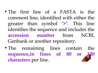 Sequence file formats | PPT