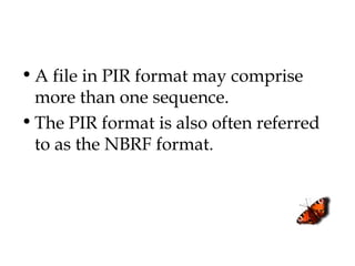 Sequence file formats | PPT | Databases | Computer Software and ...