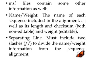 Sequence file formats | PPT