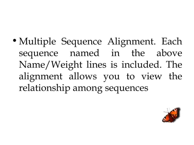 Sequence File Formats Ppt